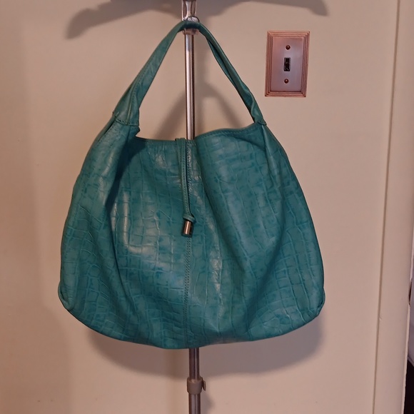 Michael Rome | Bags | Preloved Michael Rome Genuine Leather Croco ...